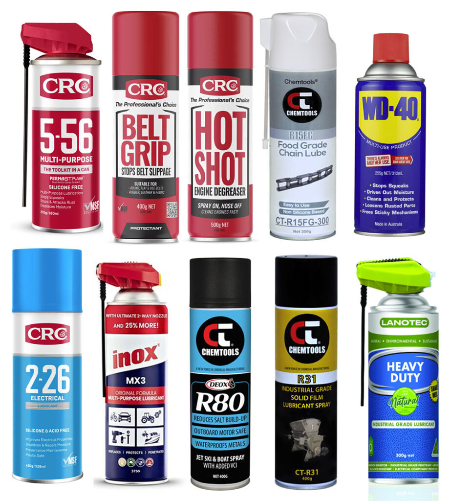 Lubricants and Sprays - Searle Fasteners Perth